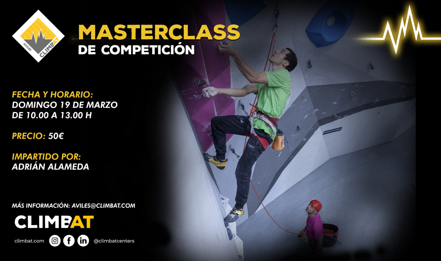 MASTERCLASS DE COMPETICIÓN - Inicio - Climbat | Climbing gyms